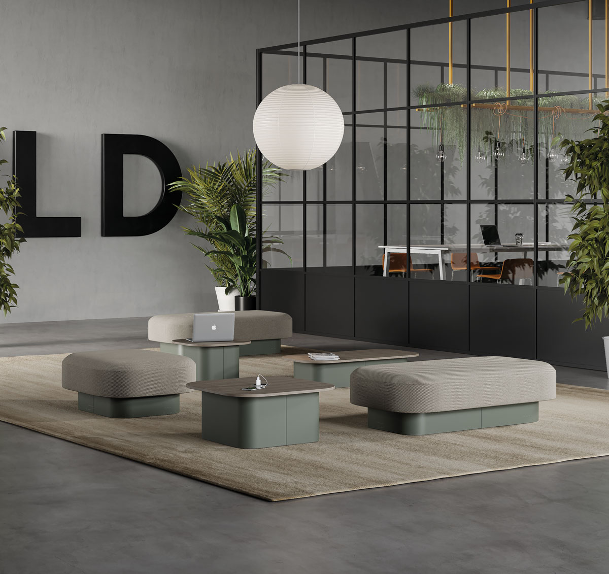 Design Pouf that becomes Sofa, Chair and Table - Afina