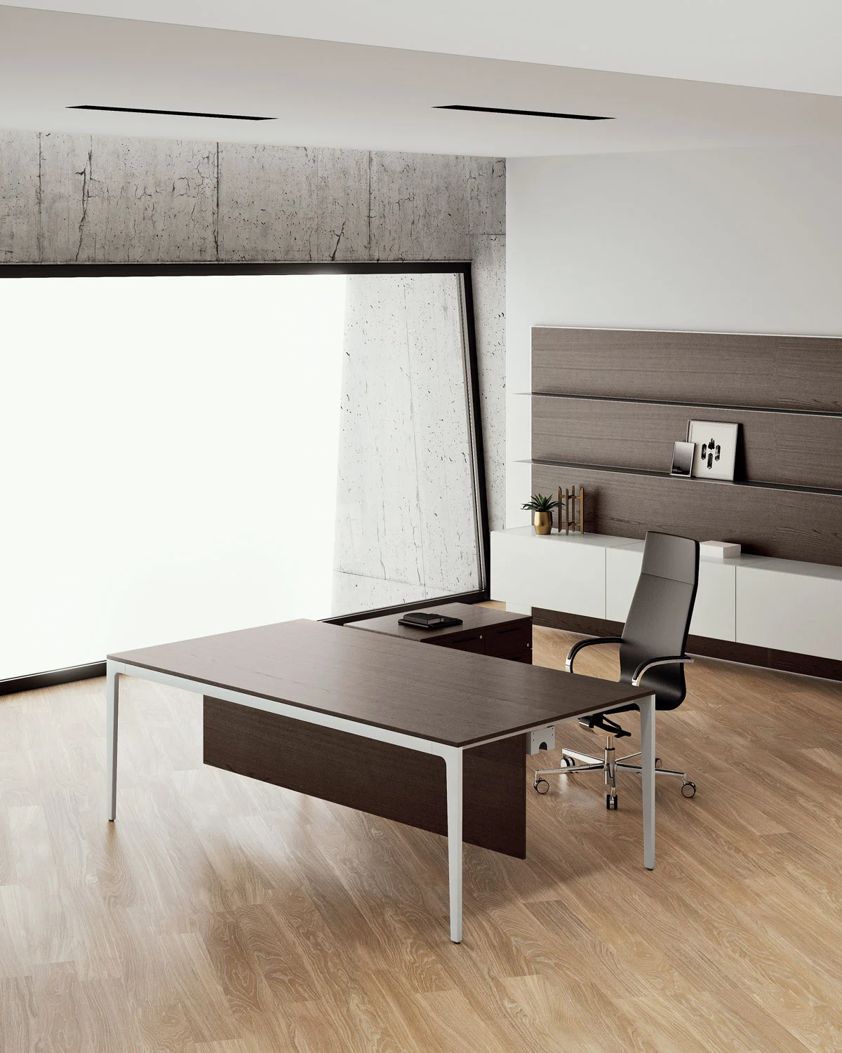 Modern Executive Desk - Alplus Frezza