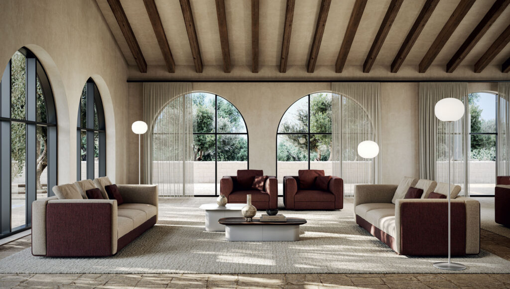 Soft Contract: Frezza's furnishings for contemporary public spaces